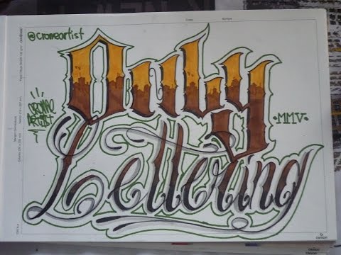Only Letterings #1 - YouTube
