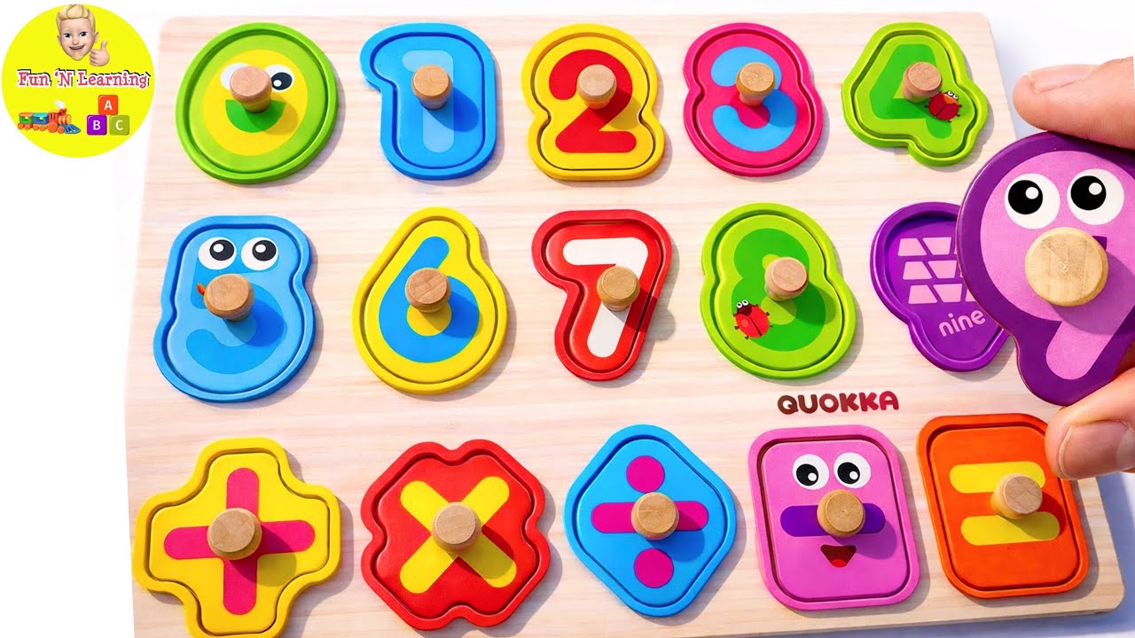 Counting, Numbers & Shapes with Activity Puzzle | Fun Preschool and ...