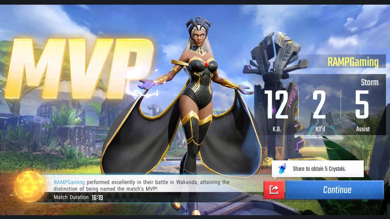 MARVEL Super War - STORM Gameplay! EYE OF THE STORM! - YouTube