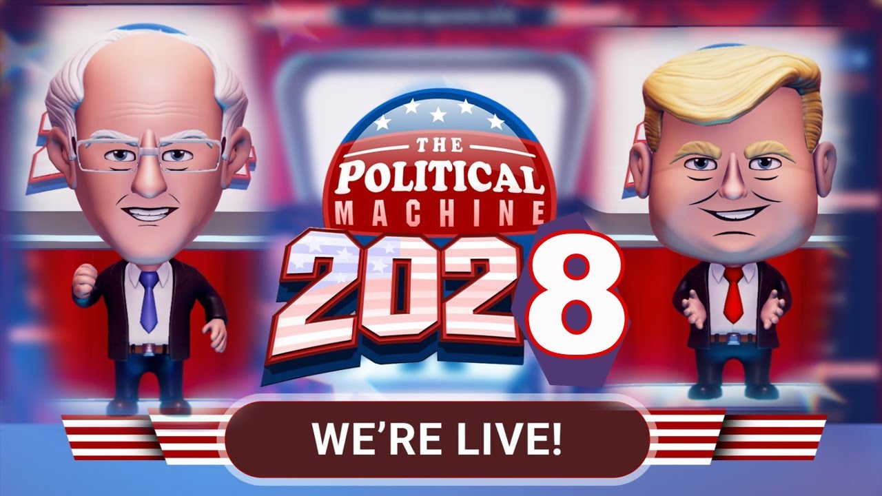Political Machine 2028 - Bernie Sanders v Donald Trump - YouTube