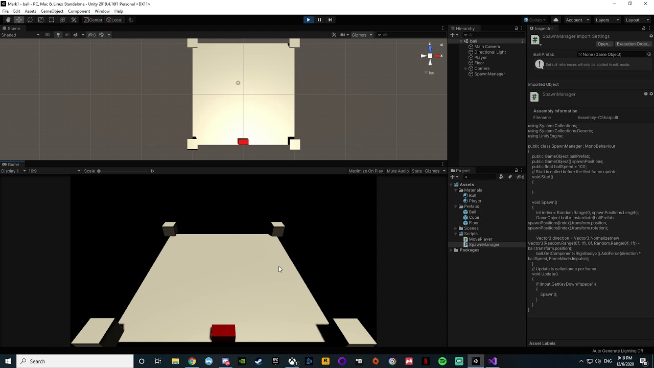 Mark 01 - Day 02 (Spawn spheres) - YouTube