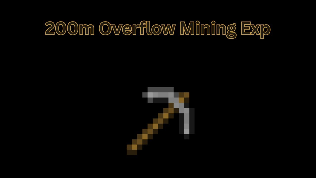 200m Overflow Mining Exp (Hypixel Skyblock) - YouTube