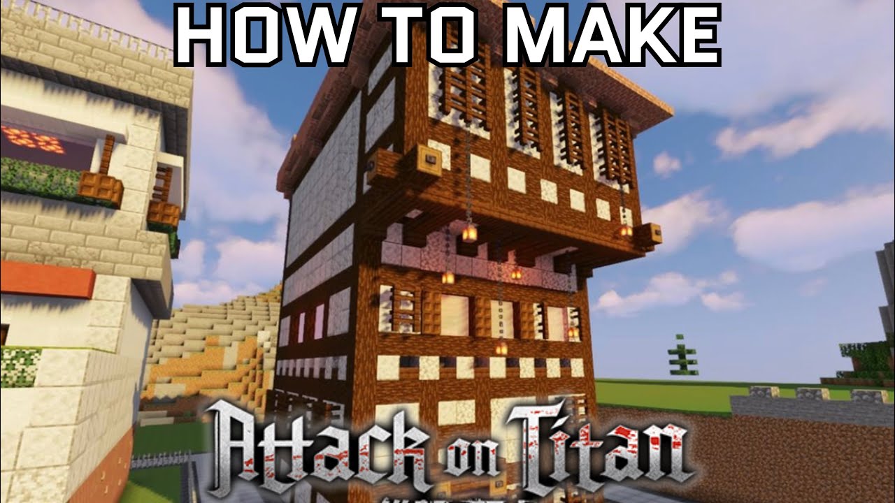 How to build an Attack On Titan House - YouTube