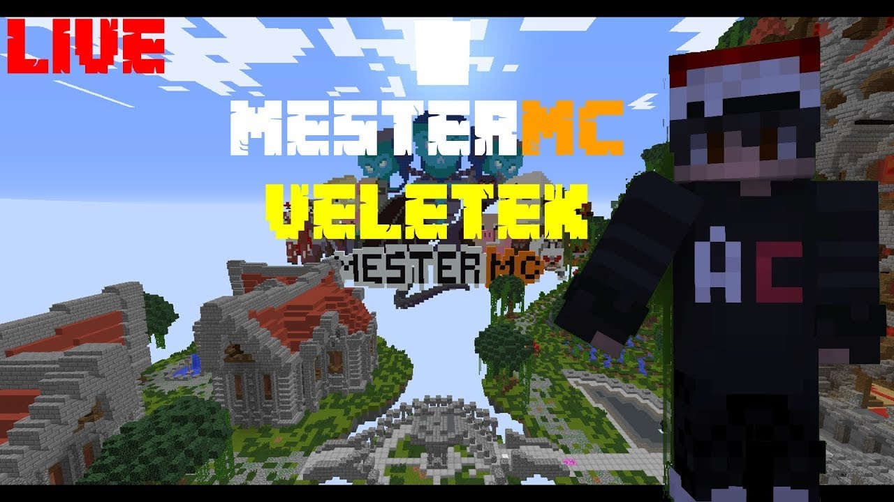 MesterMC - ☃️Élő adás Veletek + Bé Sorsolás🎄 #47/#MesterMC#Live - YouTube