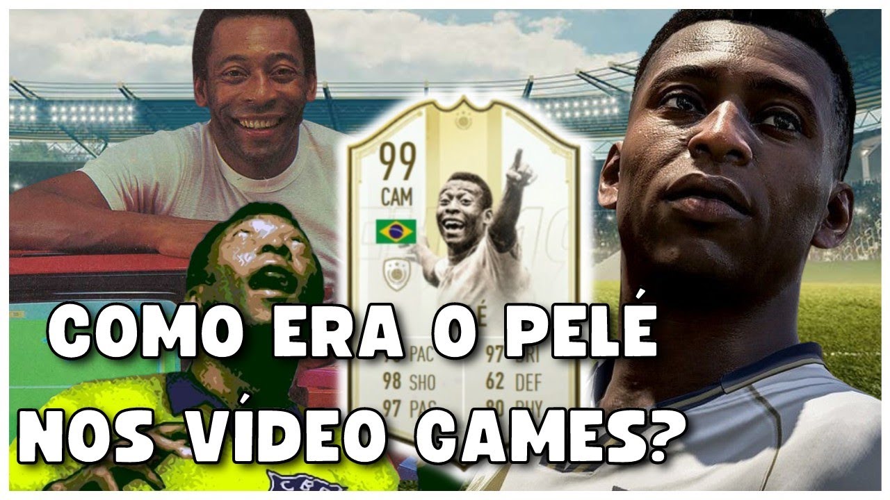 Pelé o Rei do futebol nos vídeo games. #pele - YouTube