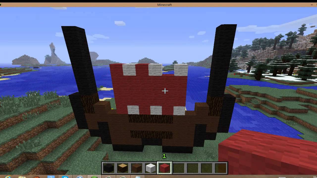 minecraft como hacer un domo (pixel art) :D - YouTube