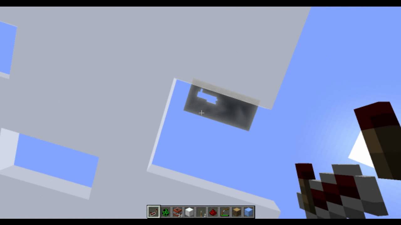 Minecraft chmura TNT - YouTube