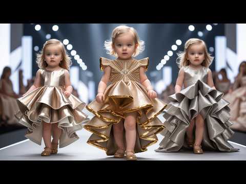 👗 Tiny Models, Big Fashion Energy 🔥✨ #babymodel #babyfashion #runway #cutebaby #fashionshow