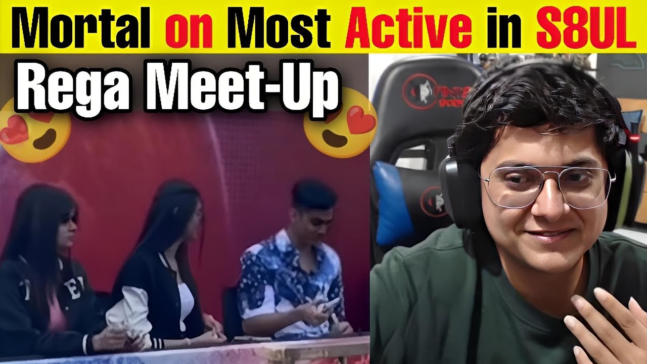 Mortal on Most Active in S8UL Rega Meet-Up 🔥 #mortal #mortalarmy #s8ul - YouTube