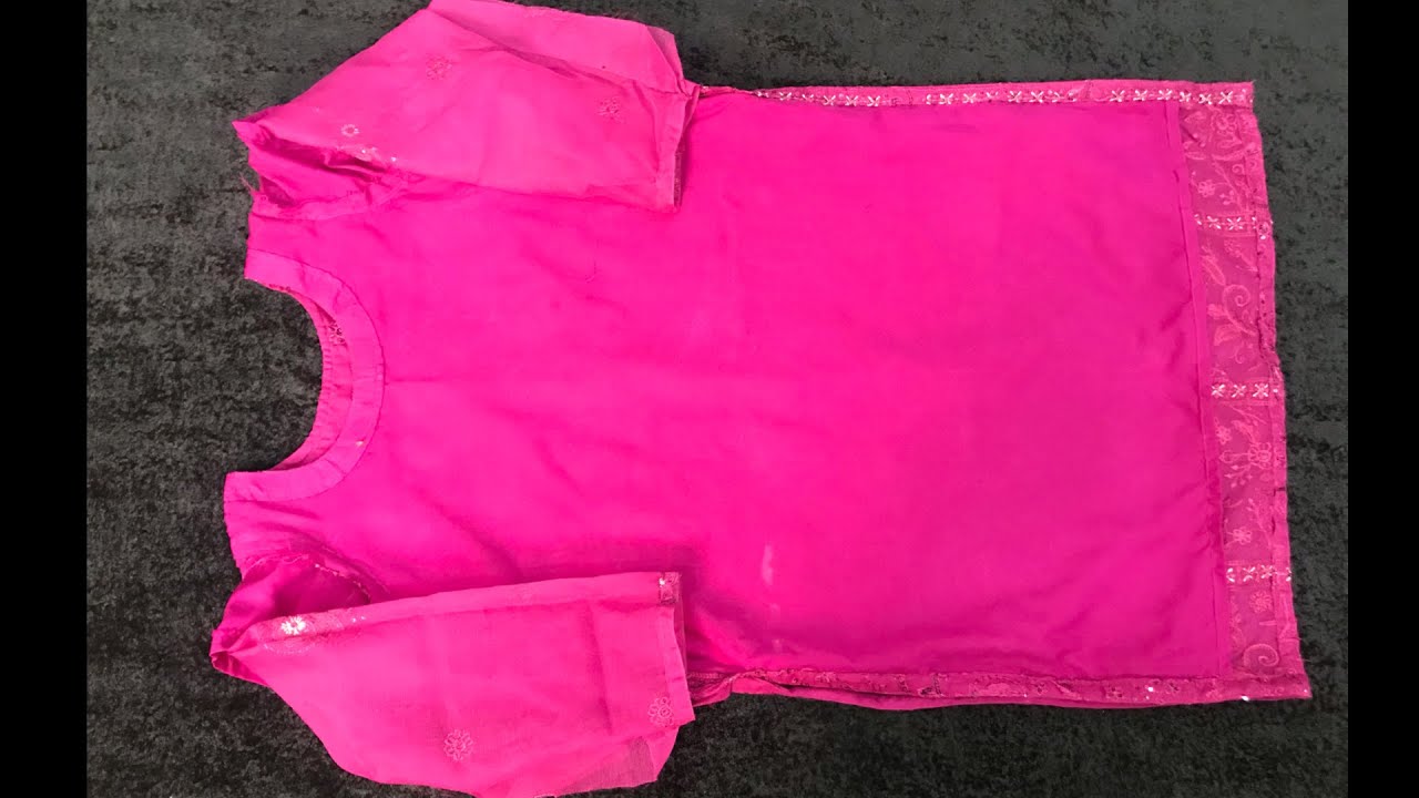 How To Attach Lining To Fancy Dress Shameez Lagane Ka Asan Tarika Astar Lagane Ka Tarika