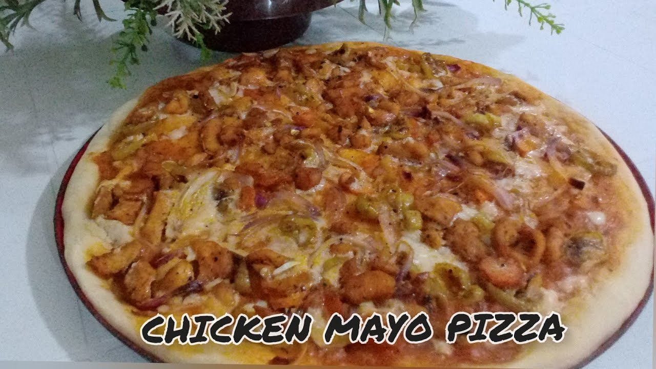 Chicken Mayo Pizza | Different Pizza Recipe | Unique Recipe | Sanro's ...