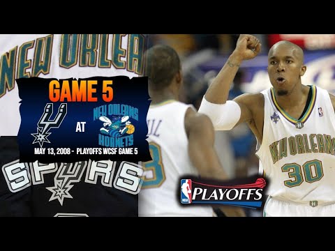 2008 Playoffs WCSF Game 5 - San Antonio Spurs at New Orleans Hornets ...