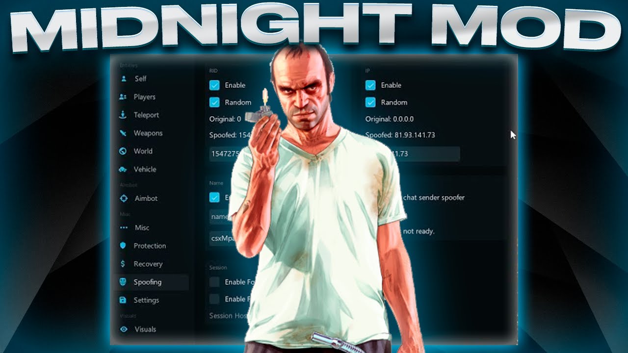 [Updated] Midnight Mod Menu - GtaV Online | Best Mods For GtaV | Many ...