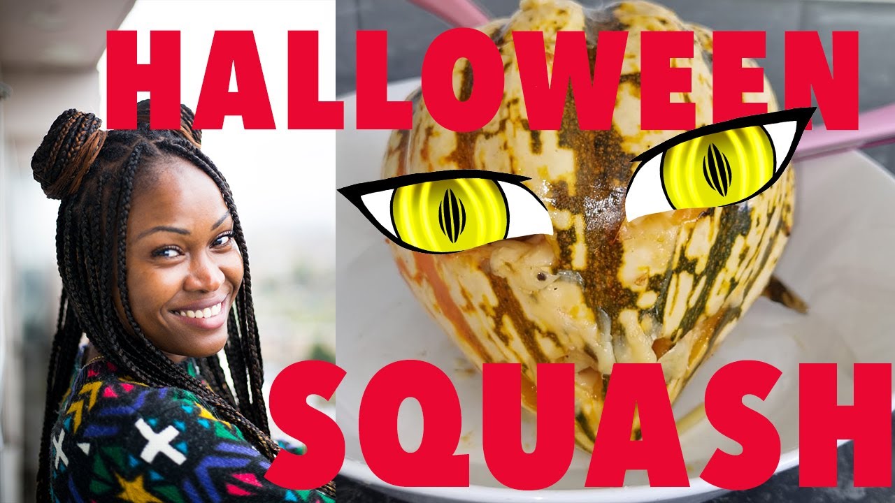 Halloween Stuffed Ghost Squash | nomi moore - YouTube