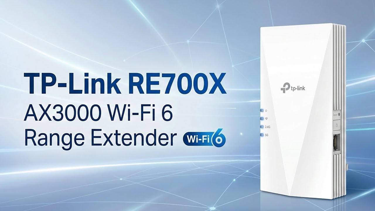 TP-Link RE700X AX3000 Wi-Fi 6 Range Extender | First Look & Real ...
