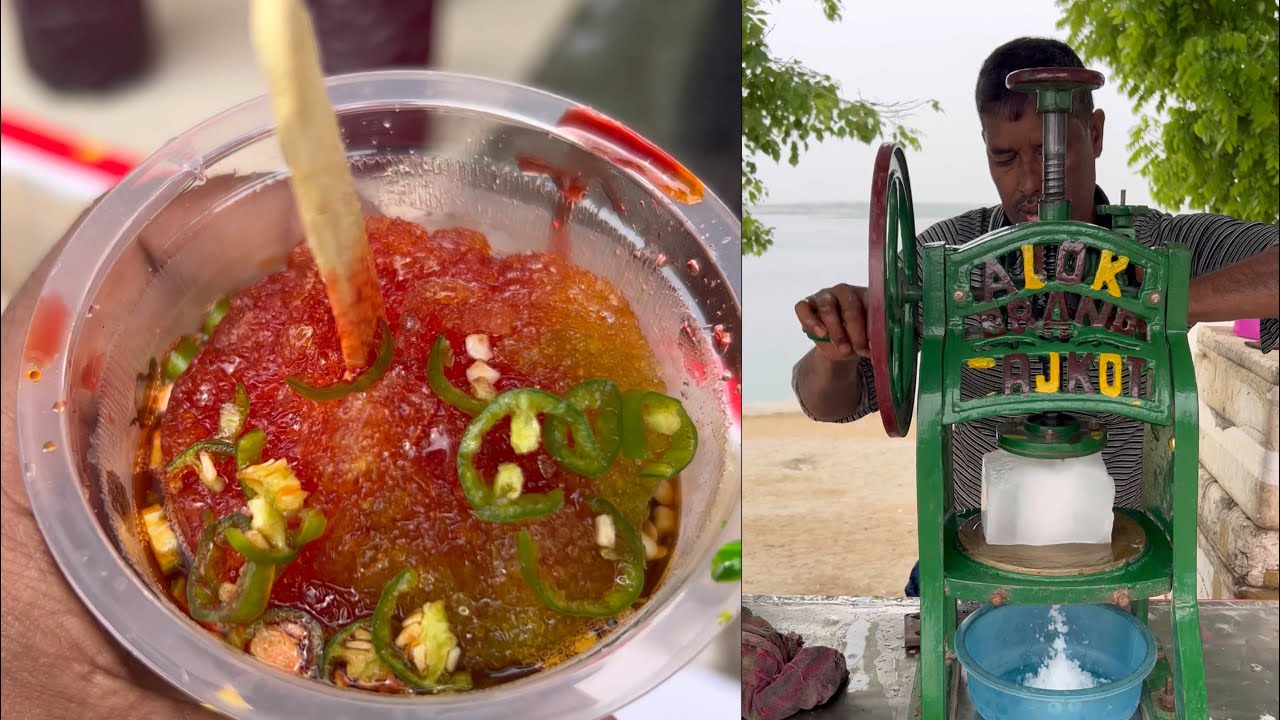 This Man Selling Ice Gola | Ice Gola Making | Summer Special Ice Gola ...