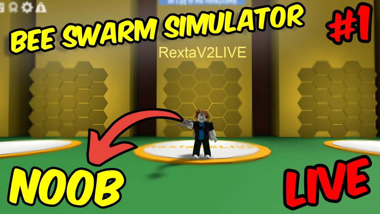 LIVE | Playing Bee Swarm Simulator | NEW ACCOUNT - YouTube