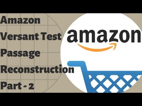 Amazon Test Passage Reconstruction | Amazon Writing Test | Amazon ...