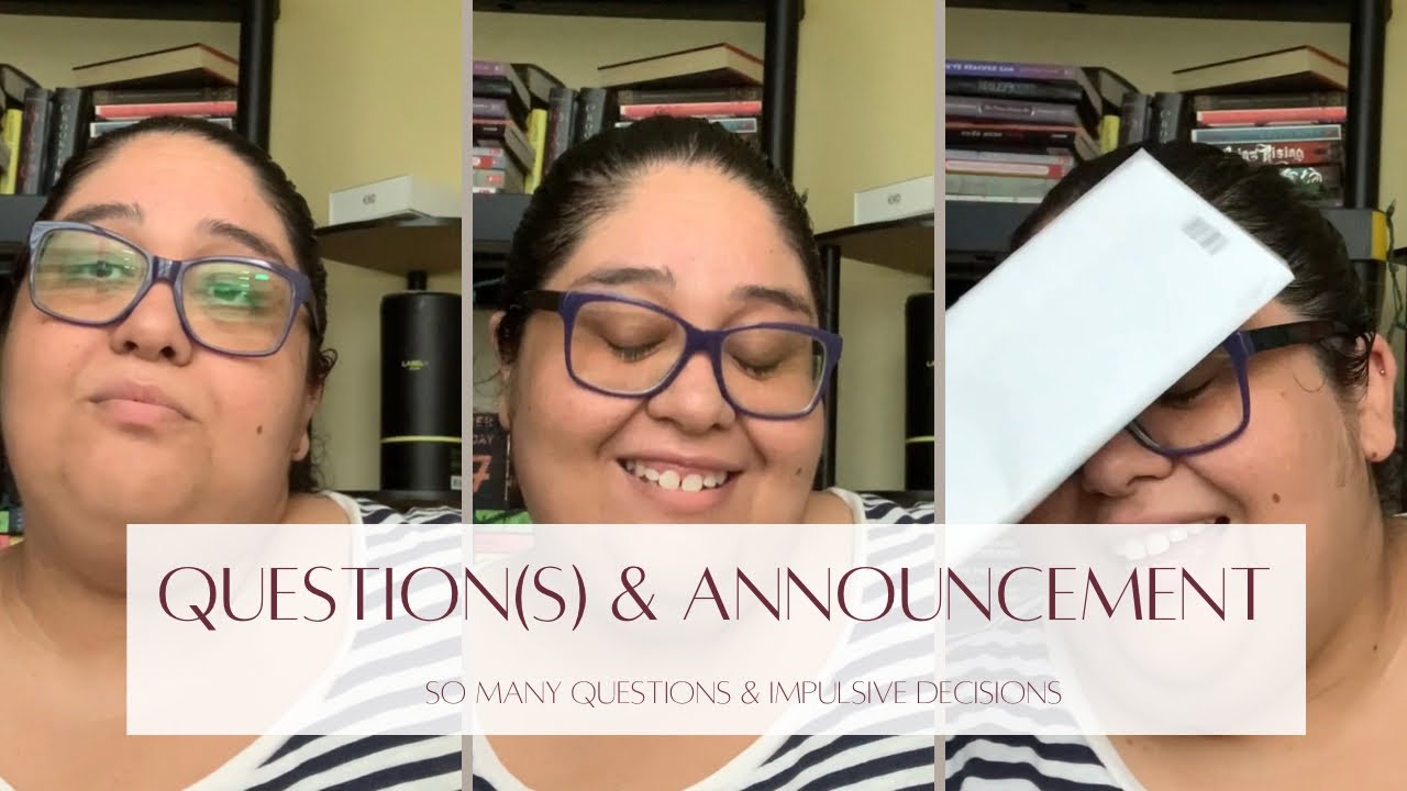 I have questions & an announcement! | Chatty video - YouTube