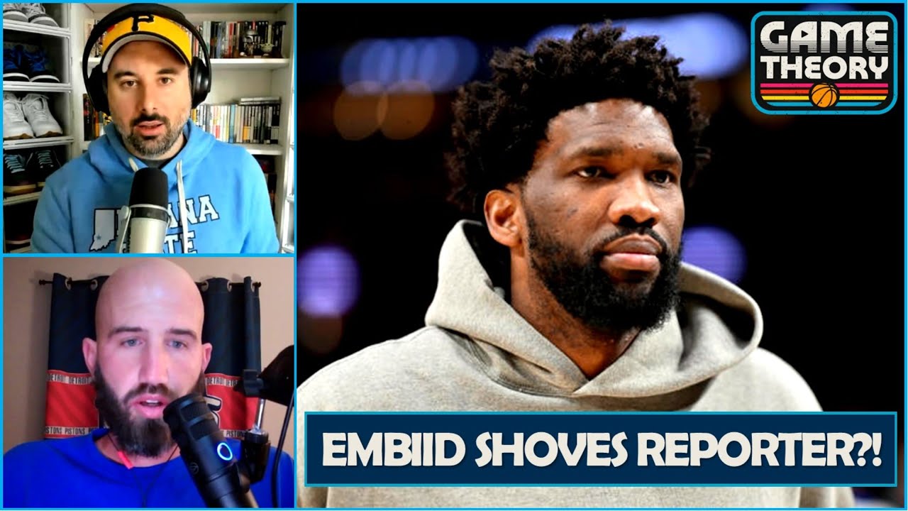 Embiid SHOVES reporter! | Was it justified & what now?! - YouTube
