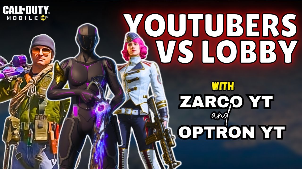 Dominating Lobby with the YOUTUBERS SQUAD 👑🤫 |CODM| BATTLE ROYALE ...