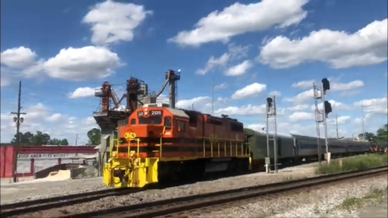 Sam Shortline Excursion Train leaving Cordele, GA - YouTube