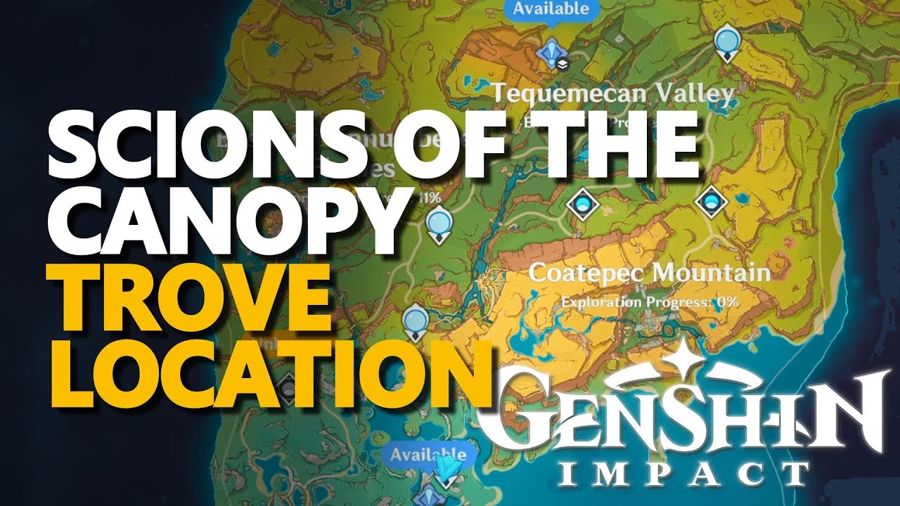 Scions of the Canopy Trove Tribe Secret Location Genshin Impact - YouTube