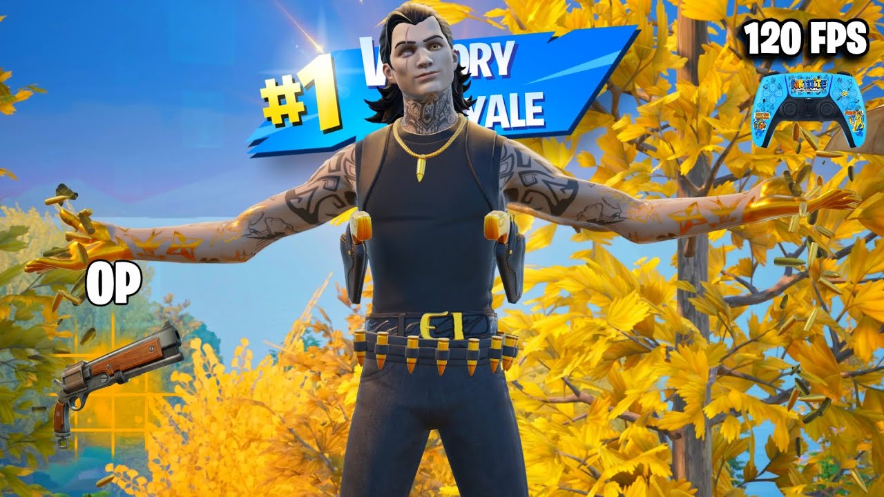 New Outlaw Midas Skin With OP Mythic Mammoth Pistol (Fortnite Chapter 6 ...