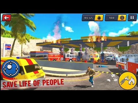 Beach Rescue Lifeguard Emergency Fire Games Android - Gameplay - YouTube