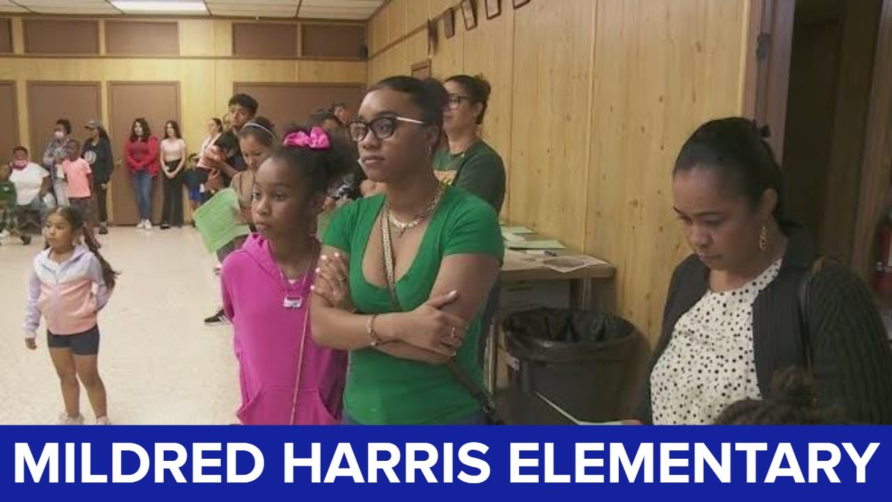 Parents, students rally to save Mildred Harris Elementary - YouTube