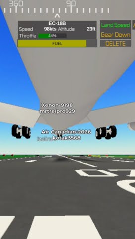 Pilot Training Flight Simulator Landing Part 35 (EC-18B/Boeing 707) # ...