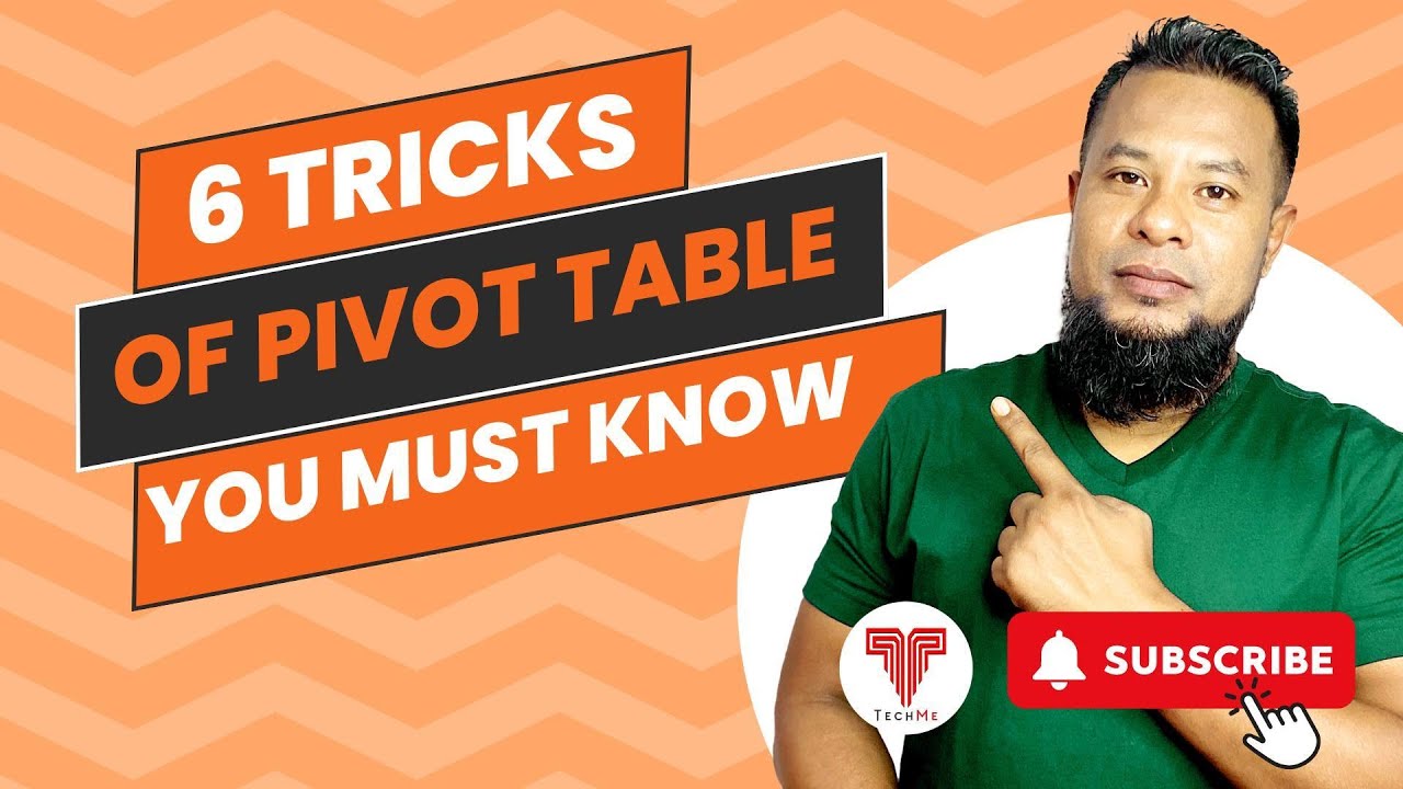 Chapter 57: 6 Amazing Pivot Table Function | Mastering Pivot Table - YouTube