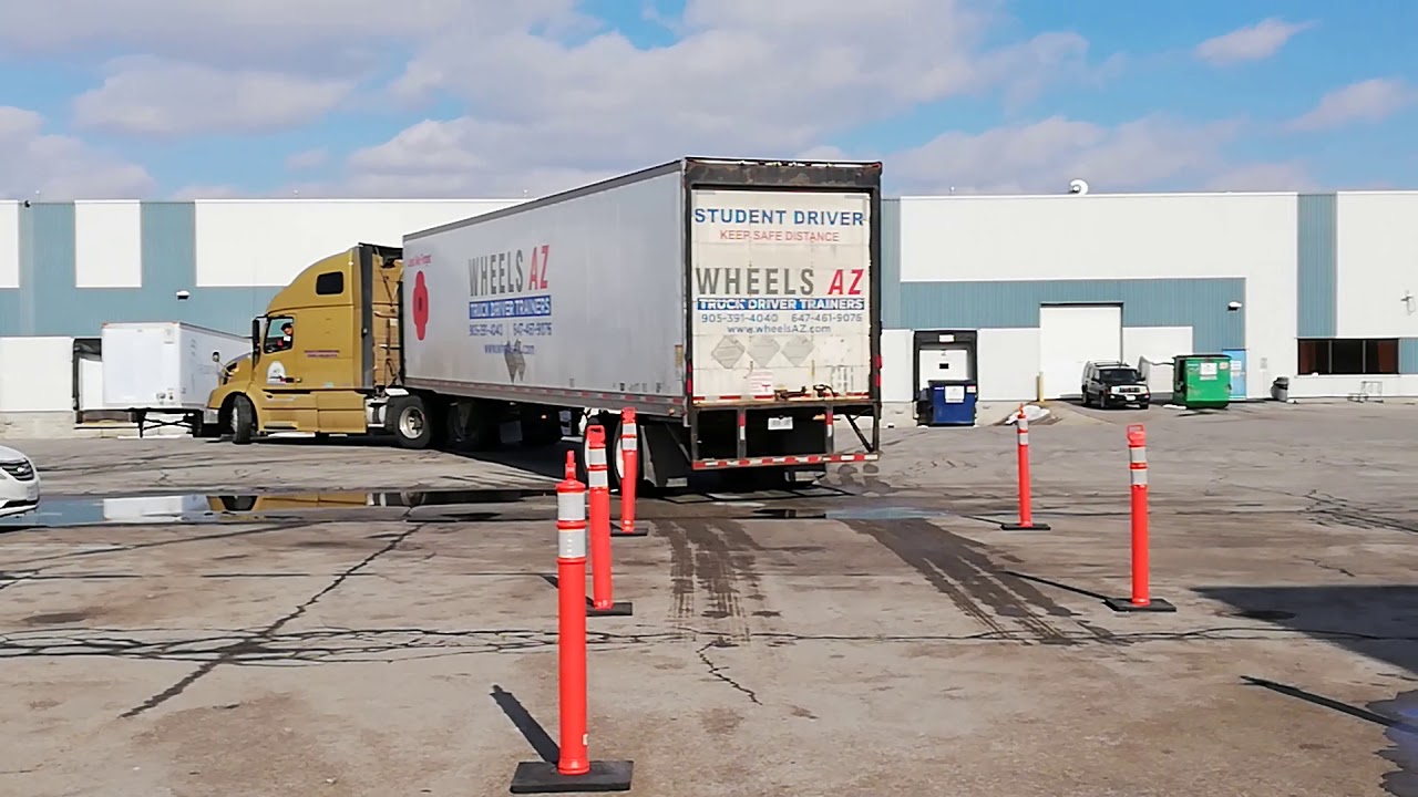 how to pass truck back parking, #90 degree back parking# - YouTube