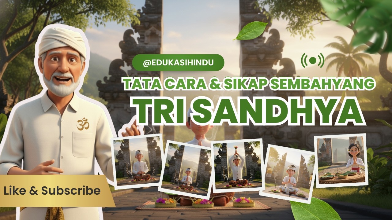TRI SANDHYA (Tata Cara dan Sikap Sembahyang) - YouTube