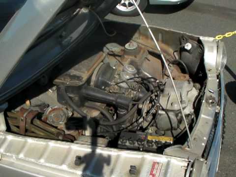 N360 engine starting - YouTube