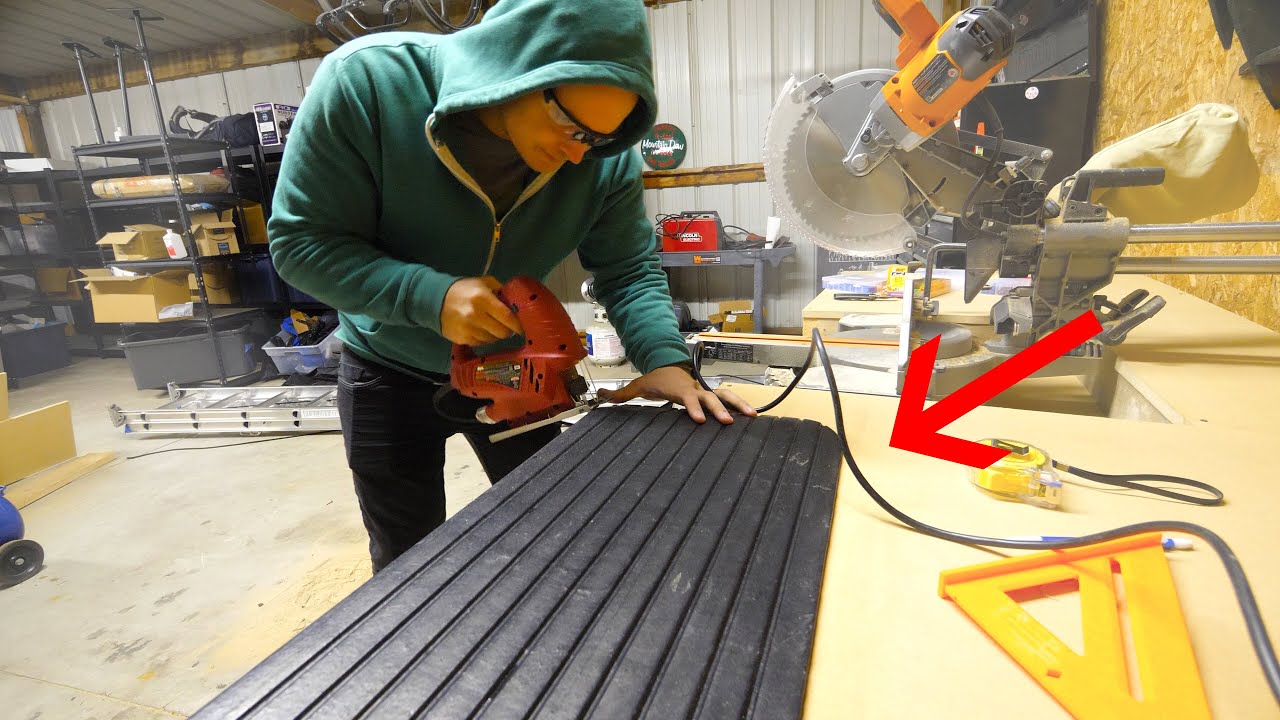 Simple Threshold ramp for Wheelchairs? - Easy install! - YouTube