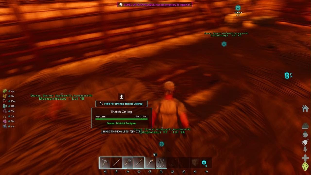 ARK Survival Ascended_Mochops Taming Footpaw Area - YouTube