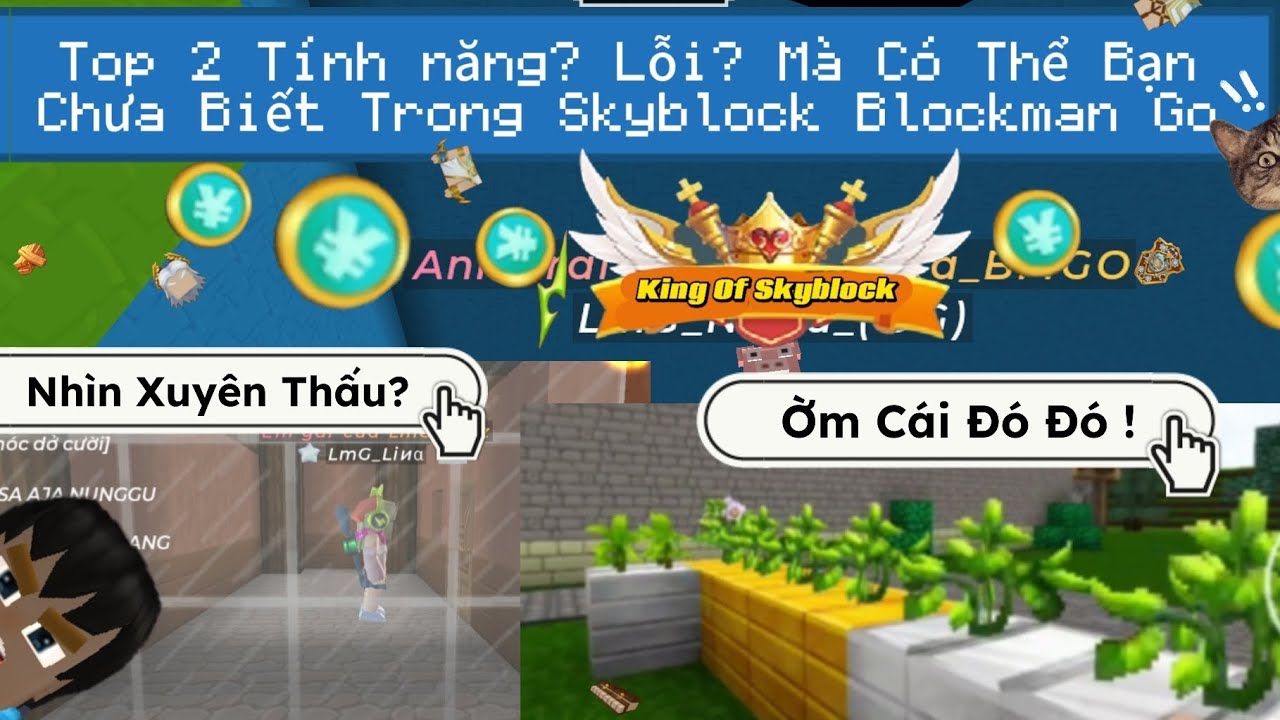 Top 2 Tính Năng ? Hay Lỗi? Mà có thể bạn chưa biết trong Skyblock ...