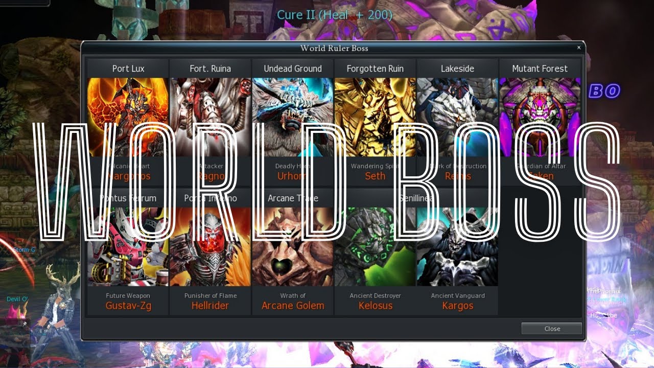 Cabal Online World Boss #1 - YouTube