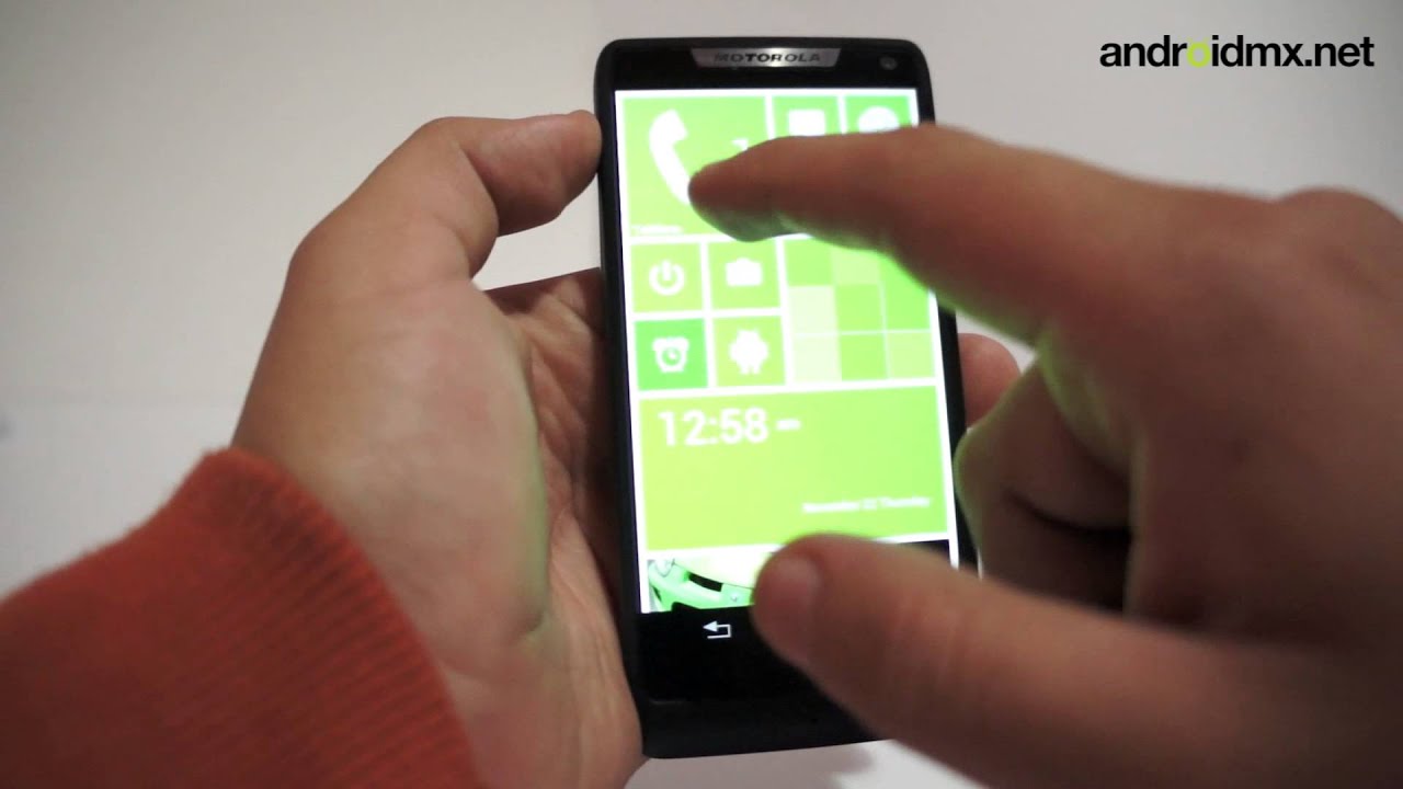 WP8 Launcher en tu Android - YouTube