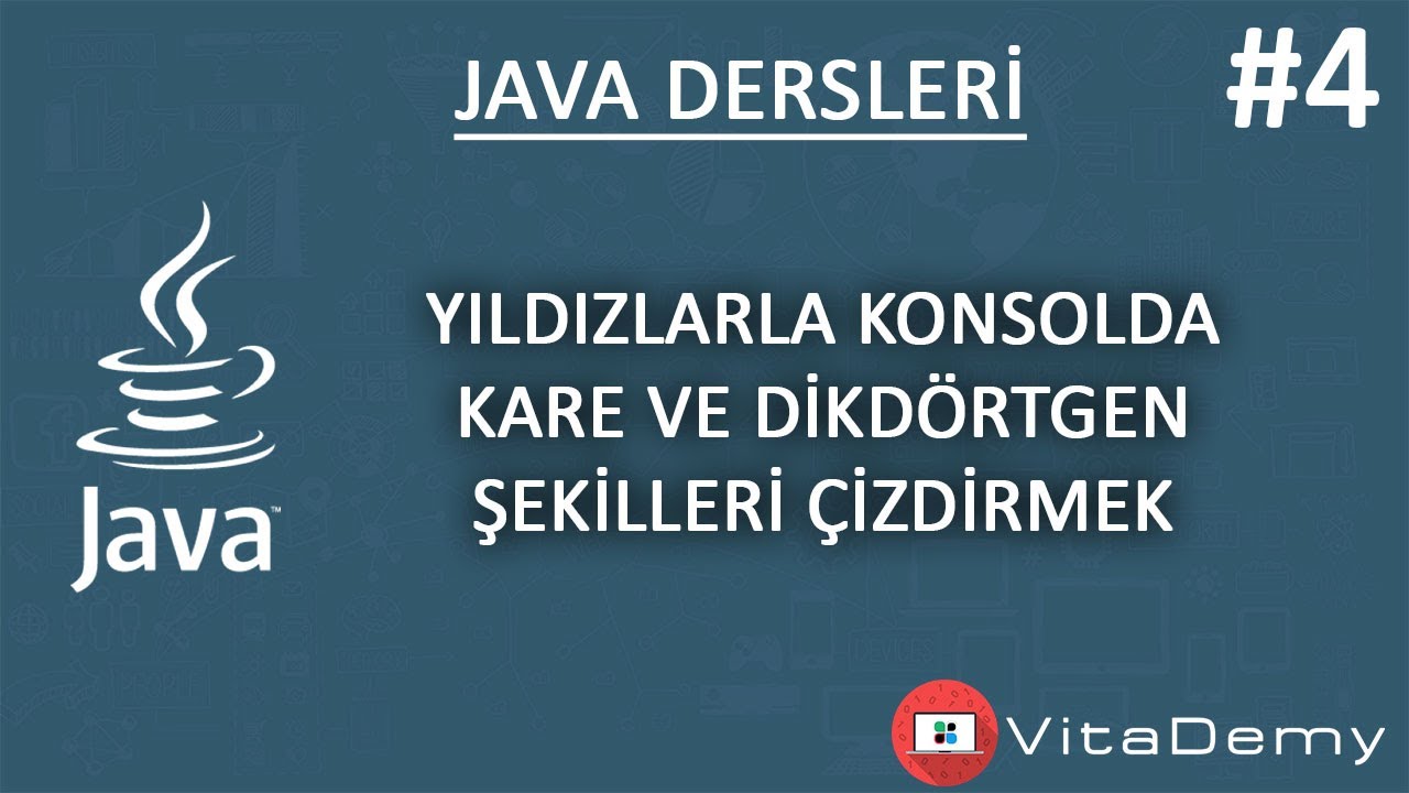 Java'da Yıldızlarla Kare ve Dikdörtgen Şekilleri Çizdirmek | Java ...