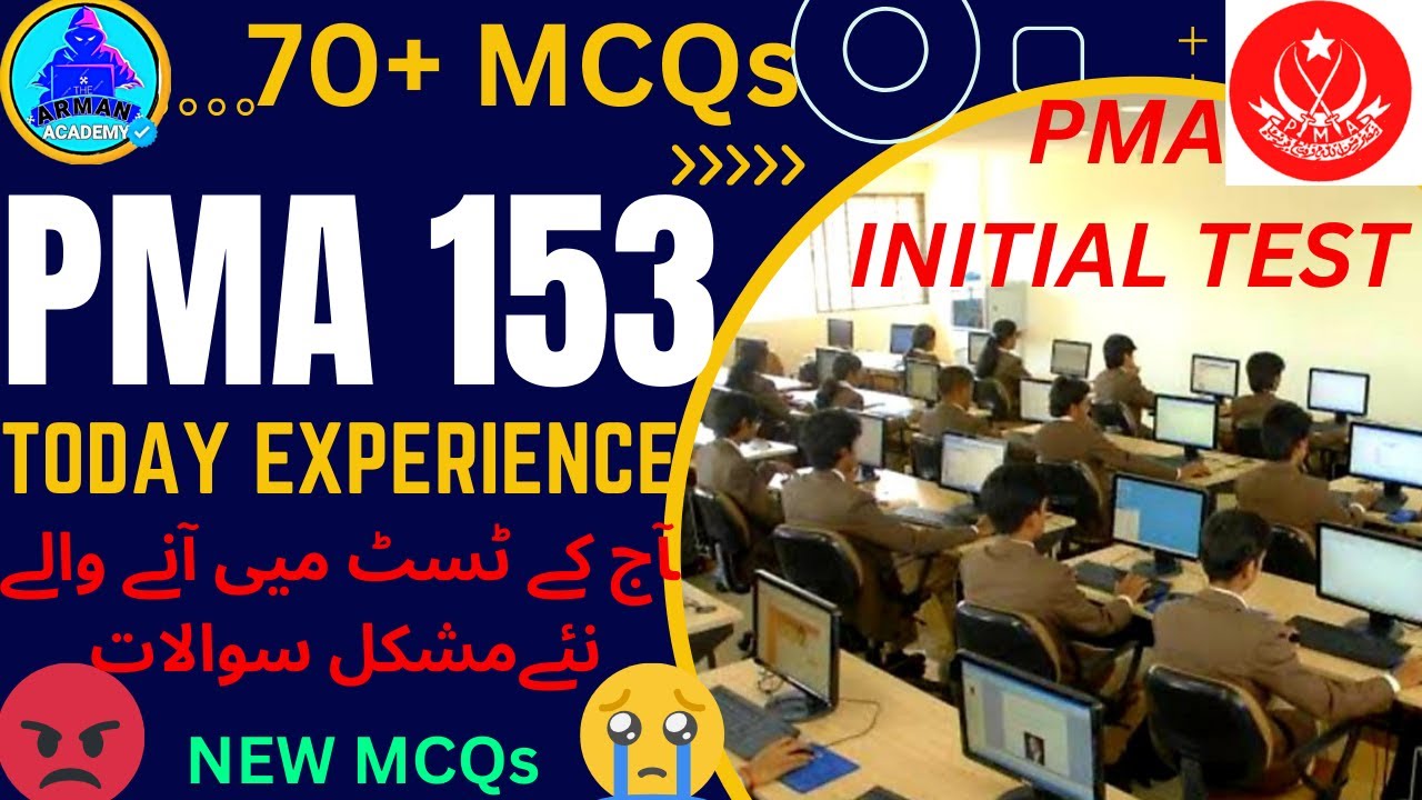(NEW) PMA 153 EXPERIENCE TODAY | 70+ NEW MCQs | Sir Arman - YouTube