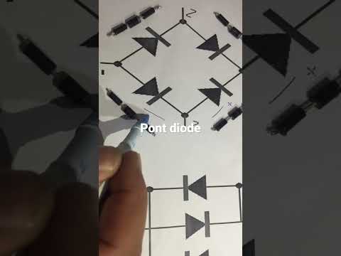 Pont diode, redresser bridge, مقوم جسري (pont de Graetz) - YouTube