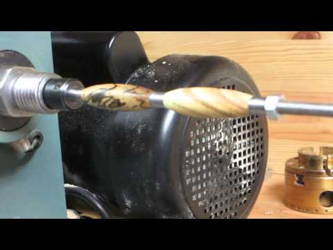 wood turning # 43 turning your own wooden swivel key rings - YouTube