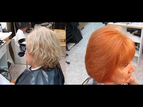 Lograr un Color Cobre en una base Rubia - Copper Hair Color Blonde ...
