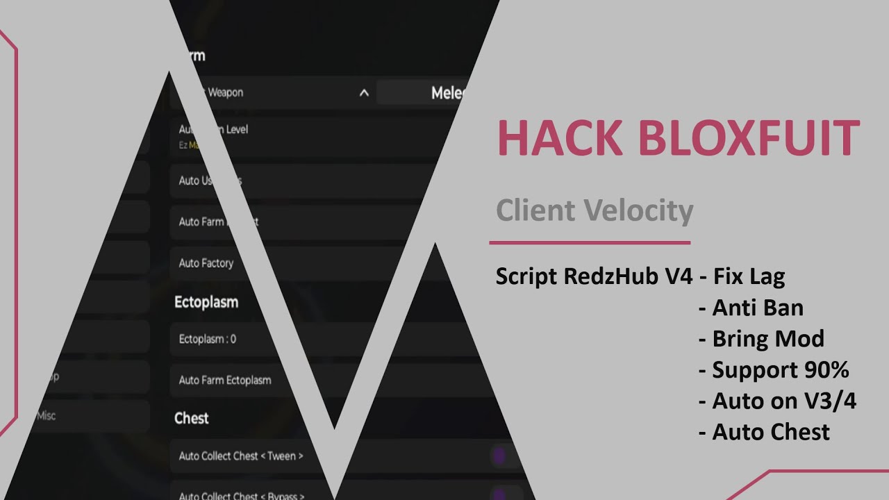 Tutorial Hack BloxFruit With Client Velocity + Script RedzV4 #roblox - YouTube