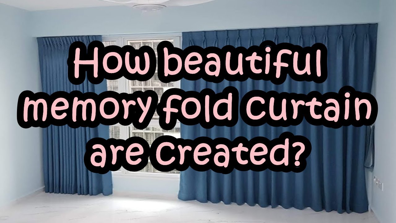 How beautiful memory fold curtains are created @ Golden Leaf. - YouTube