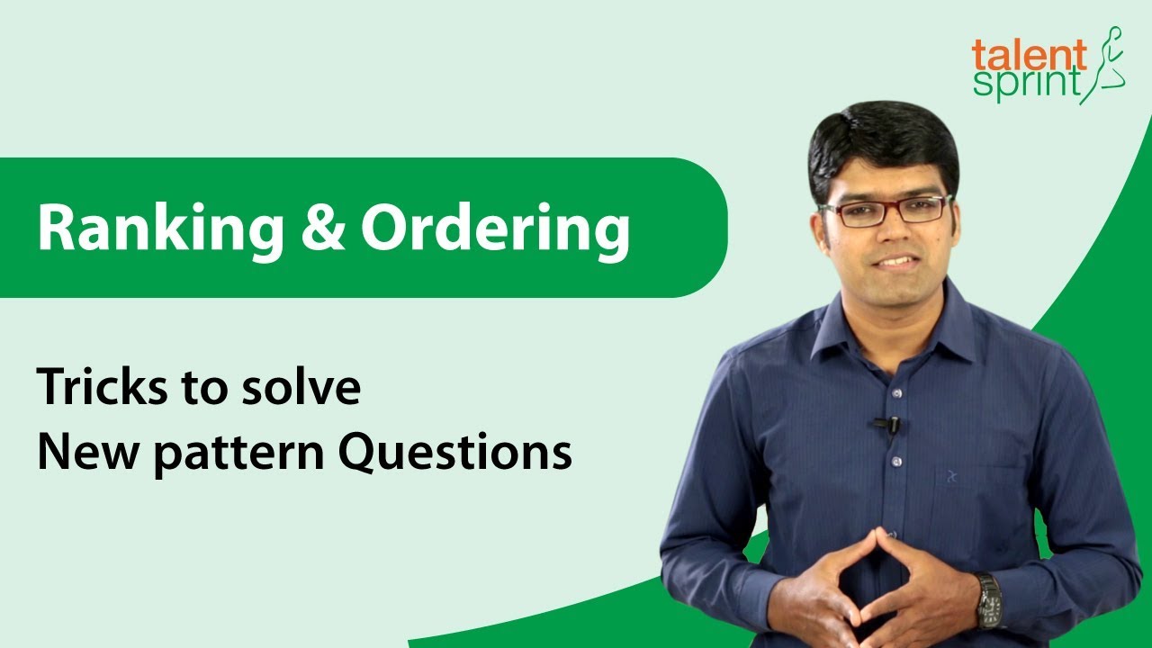 Ranking and Ordering | Tricks to Solve New Pattern Questions | IBPS PO ...