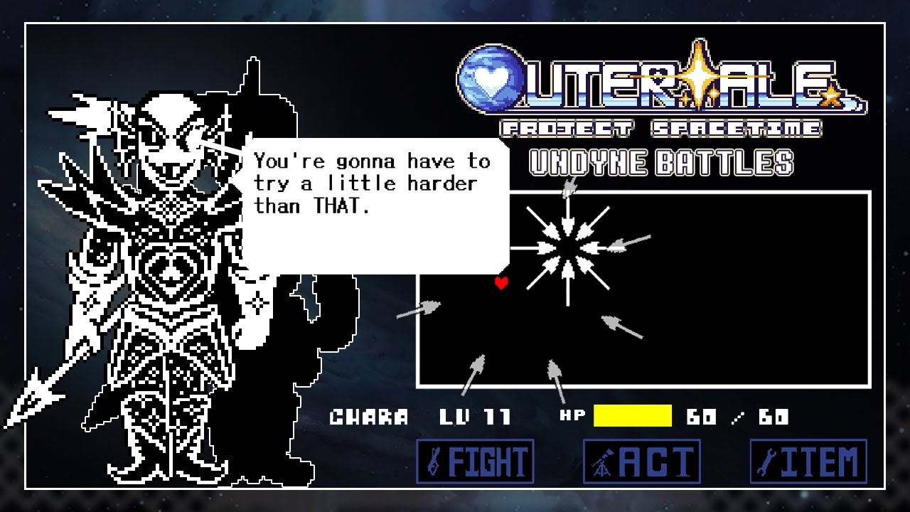 PS!OuterTale - All Undyne Battles - YouTube