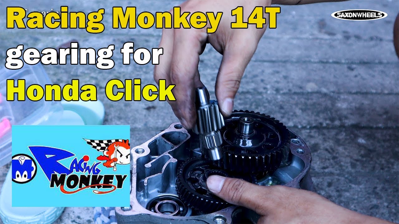 HONDA CLICK 14T RACING MONKEY GEARING FOR BETTER TOPSPEED | PWEDE SA ...